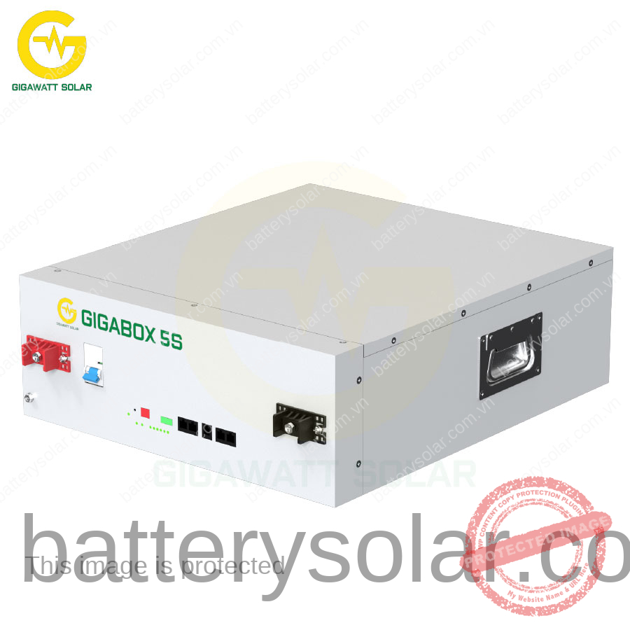 Pin lưu trữ 5kwh GIGABOX 5S công nghệ LiFePo4 (48v 100ah)