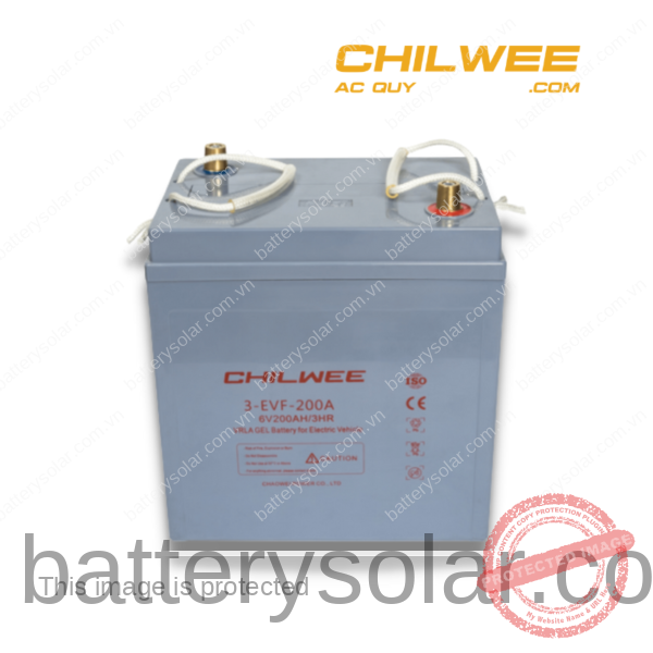 Ắc quy 6V 200Ah - Ắc quy Chilwee 3-EVF-200( 6v-200ah) - ACE