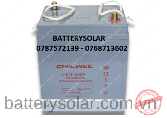 Ắc quy 6V 200Ah - Ắc quy Chilwee 3-EVF-200( 6v-200ah) - ACE